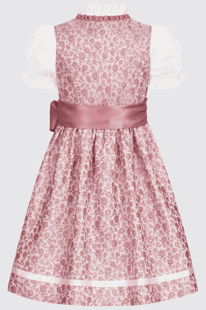 Kinderdirndl Sandi in rosa im Krüger Dirndl Online Shop